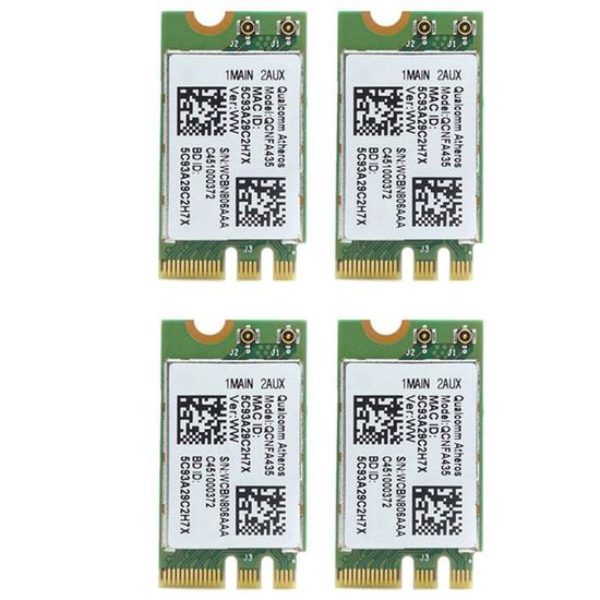 4X Carte Adaptateur Sans Fil pour Qualcomm Atheros QCA9377 QCNFA435 802 ...