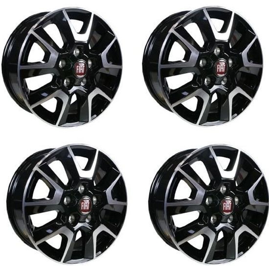 Jeu de jantes alliage d'origine Fiat Ducato 250 Light en alliage léger ...