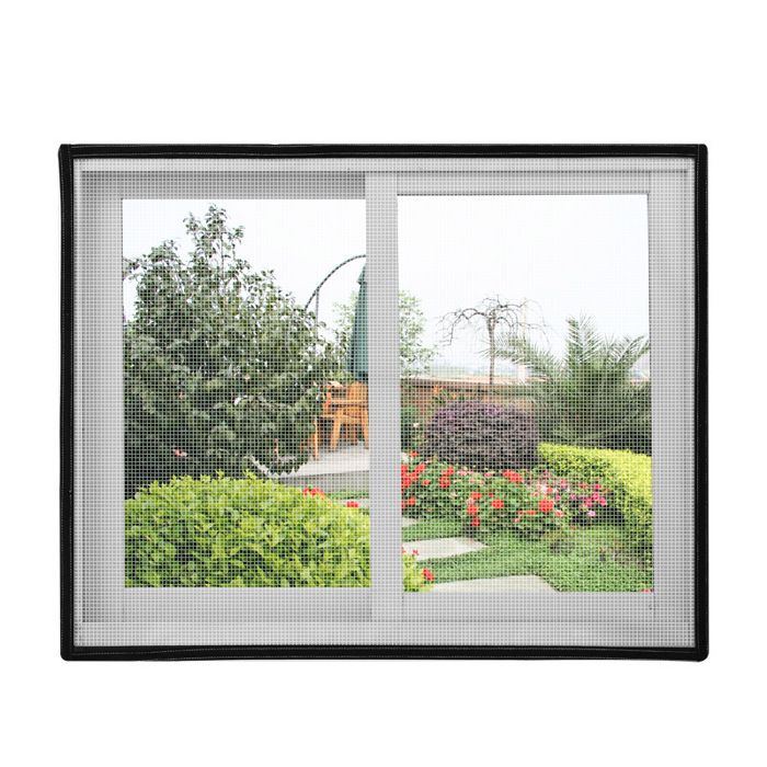 Moustiquaire Fenêtre 170cm*170cm, Lot de 2, Toile Moustiquaire Anti ...