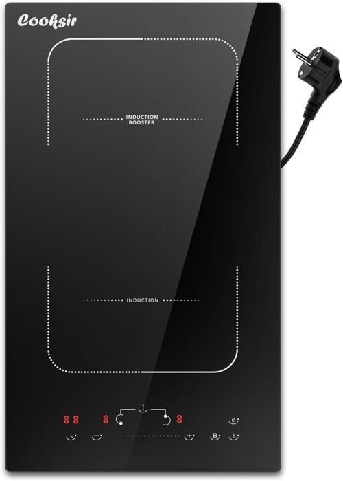 Induction 2 Feux Avec Prise, Plaque De Cuisson Deux Feux, 29Cm, 3500W ...