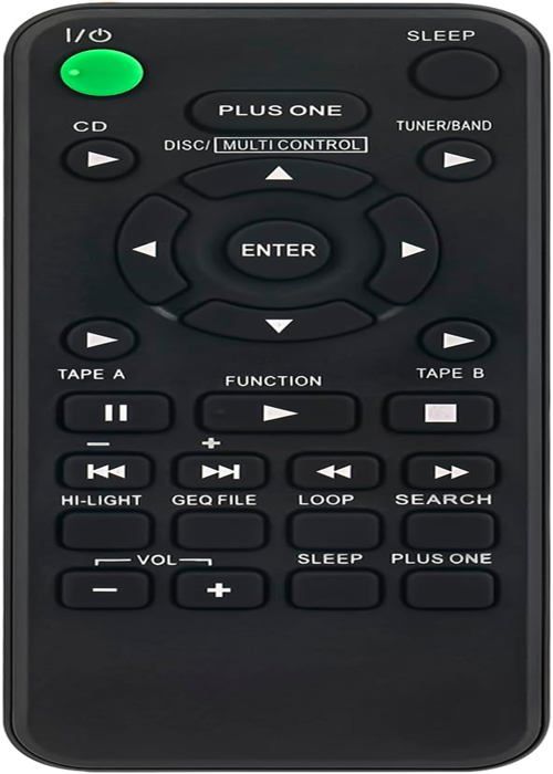 Rm-Sf150 Remplacer La Télécommande Pour Sony Disc Audio System Hcd-F150 ...