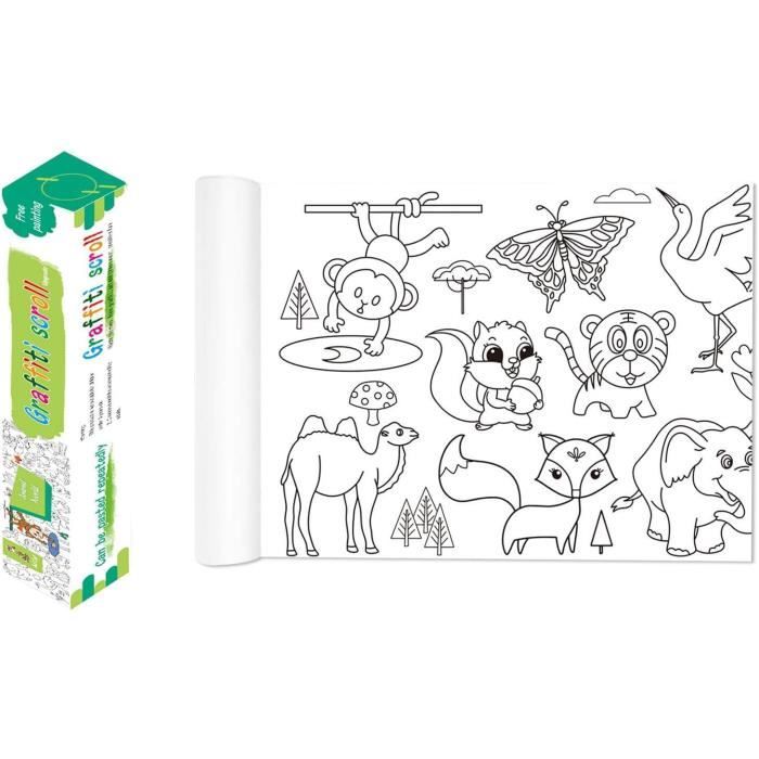 Rouleau De Papier À Colorier, 1,25 X 9,84 Pieds De Long Rouleau ...