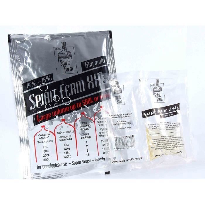 Alcotec Levure rapide XXL - Cdiscount Au quotidien