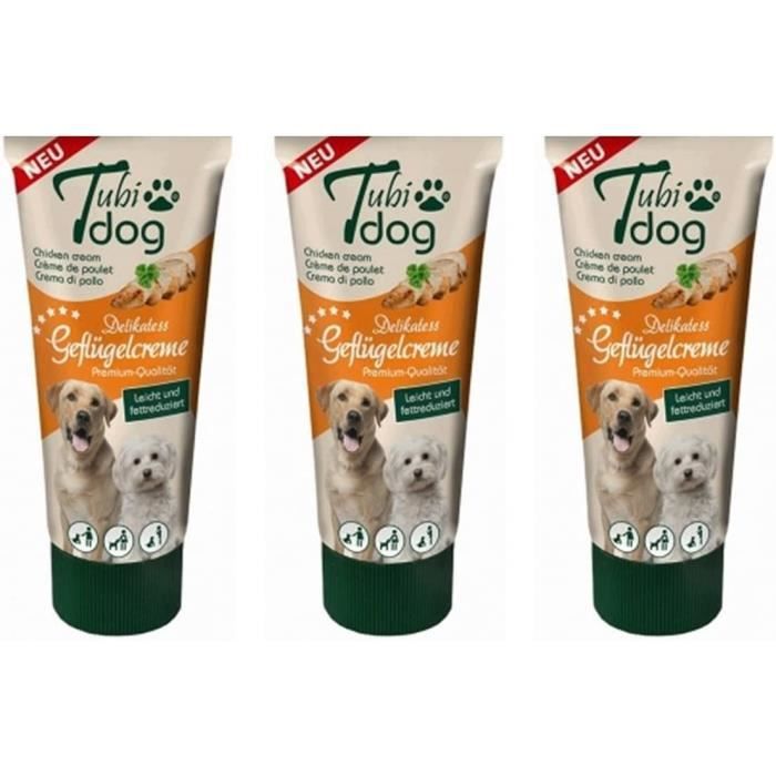 Tubi dog volaille Crème 3 x 75 g 532764 - Cdiscount
