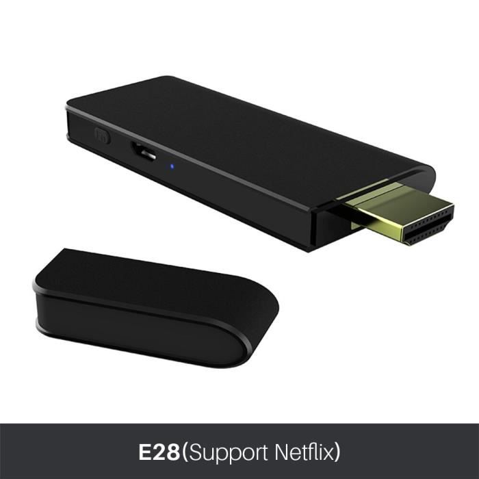 Récepteur-décodeur,Casque TV Miracast Support Netflix Youtube 1080 P ...