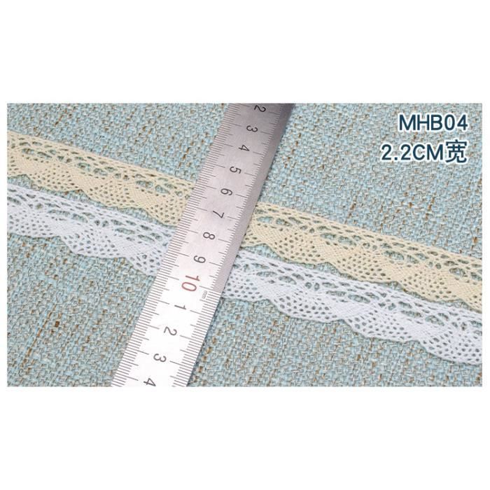 Ruban de bordure en dentelle de coton - MHB - 5 Yards - 19 styles ...