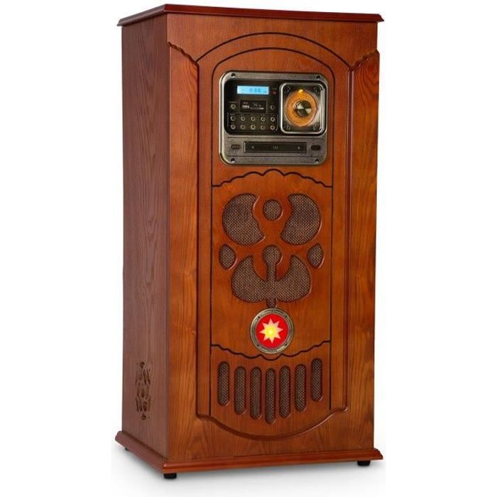 Auna Musicbox Chaîne Hi-fi Jukebox avec Platine vinyle , lecteur CD ...