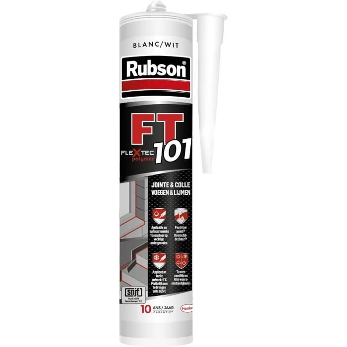 | Mastic Ft 101 Blanc (Cartouche De 280 Ml) – Mastic Polymère Pour ...