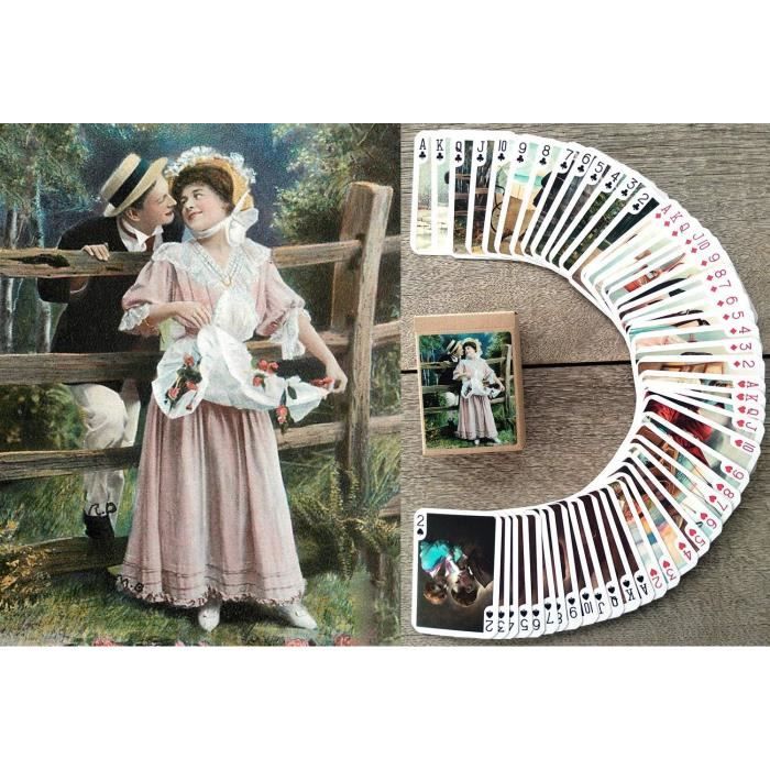 Cartes À Jouer Pour La Saint-Valentin (Jeu De Poker 54 Cartes Toutes ...