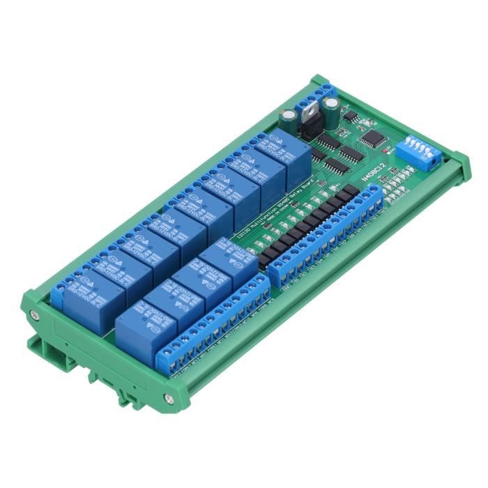 Cikonielf Module De Relais Rs485 Module De Relais 12 Dans 12 Sur La