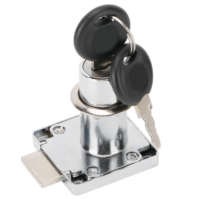 Cikonielf Verrou de tiroir 3pcs/Kit Serrure de Tiroir de Bureau avec ...
