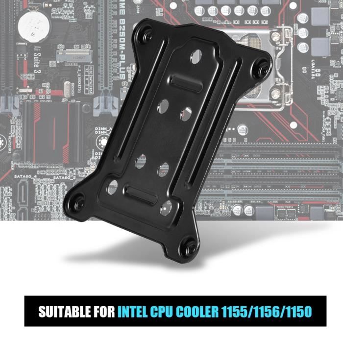 SAL Base de ventilateur CPU 1pc CPU Cooler Holder Metal Cooling Fan ...