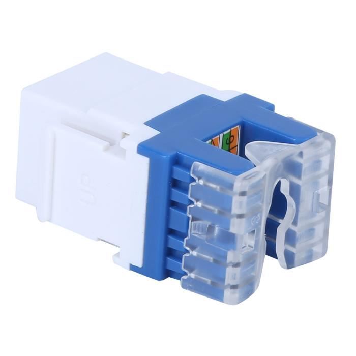 EJ.life Module RJ45 Module 3 pièces RJ45-180 ° pour prise Keystone Jack ...