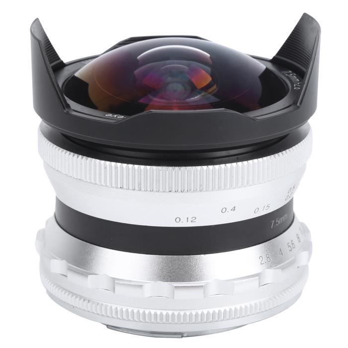 GOTOTOP Objectif ultra grand angle Objectif de Paysage de Fisheye Ultra ...