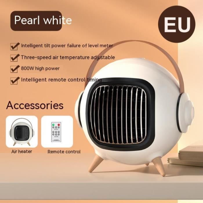 Radiateur d'appoint Électrique Mini Chauffage 800W Petit Astronaute ...