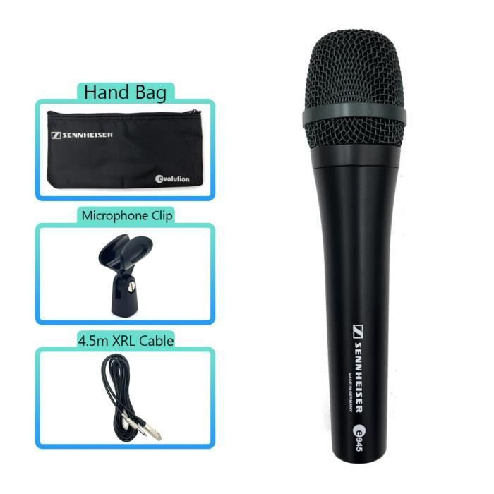 Sennheiser-Microphone dynamique filaire Super-cardioïde,E945,déterminer ...