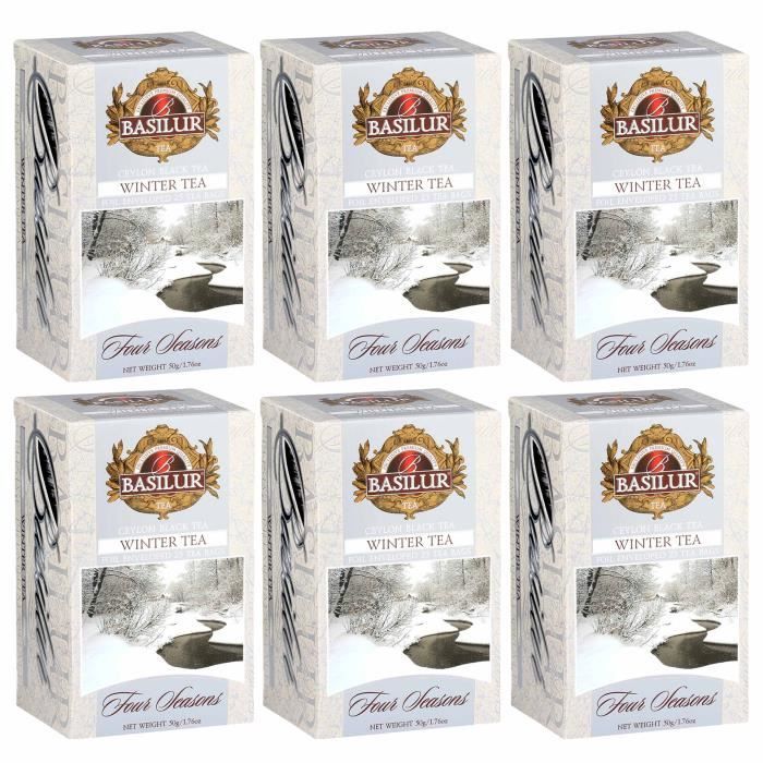 BASILUR Winter Tea - Thé noir de Ceylan aux fruits de canneberge en ...