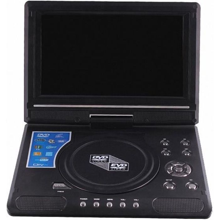 DVD mobile portable de 9,8 pouces avec lecteur mini-TV HD - Cdiscount ...
