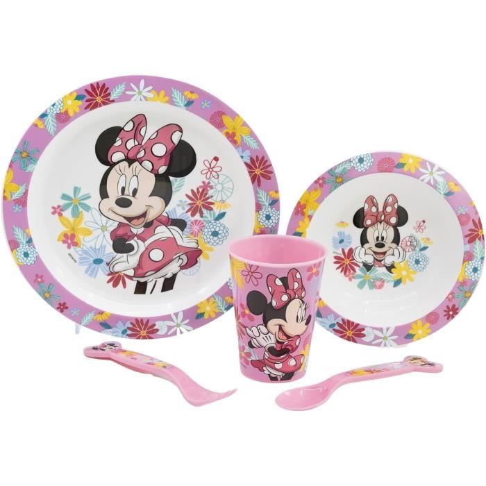 SET DE TABLE POUR ENFANTS 5 PIÈCES. ASSIETTE, BOL, VERRE 260ML ET ...