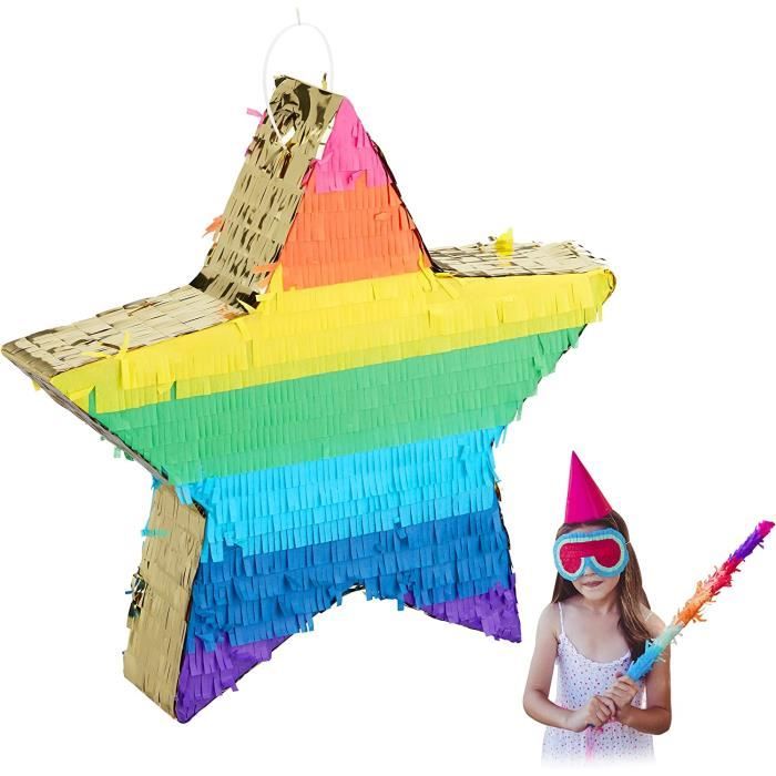 Pinata étoile, à remplir, Enfants Adultes, Arc-en-Ciel, à Suspene, pour ...