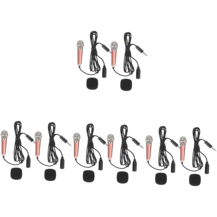 8 Pièces Microphone Pour Téléphone Microphone Vocal Petit Micro Pour ...