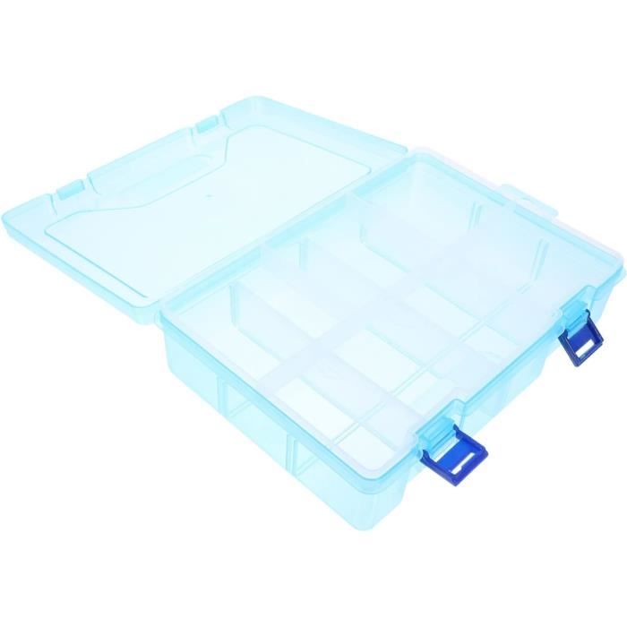 Boîte de rangement à compartiment en plastique, boîte de rangement ...