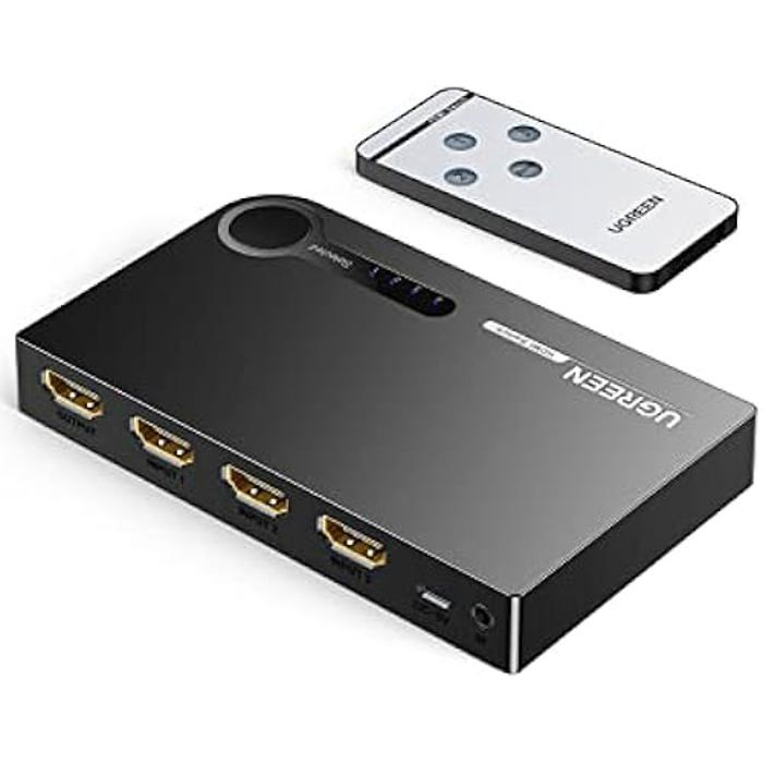 UGREEN Switch HDMI 4K Commutateur HDMI 3 Entrées 1 Sortie avec ...