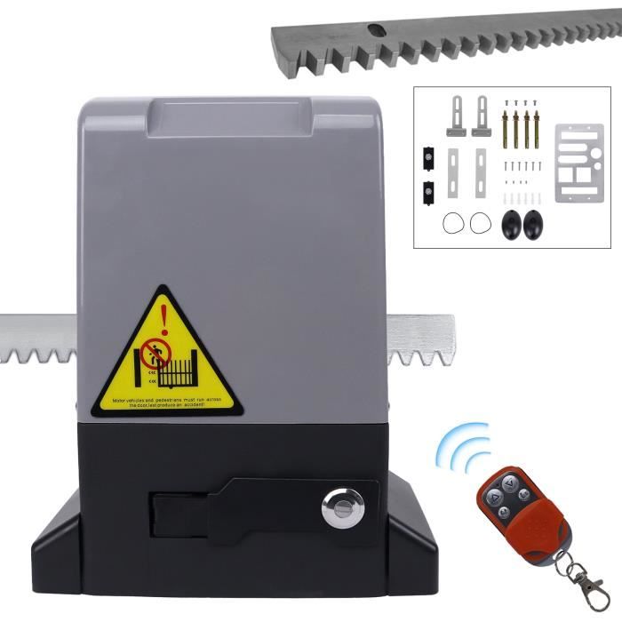 YRHOME Ouvre-portail portail coulissant entraînement portail entraînement portail 1200 kg ...