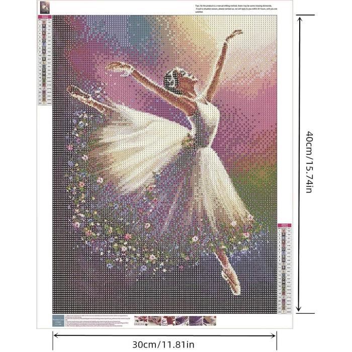 Diamond Painting Perle Ronde Complète 5D Diy Diamant Peinture Ballet ...