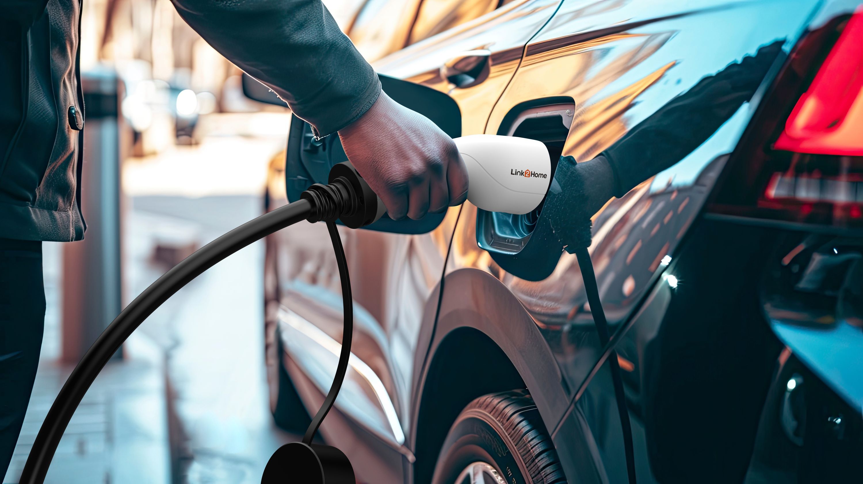 Câble de charge pour véhicule électrique - LINK 2 HOME - 22kW - Type 2 ...