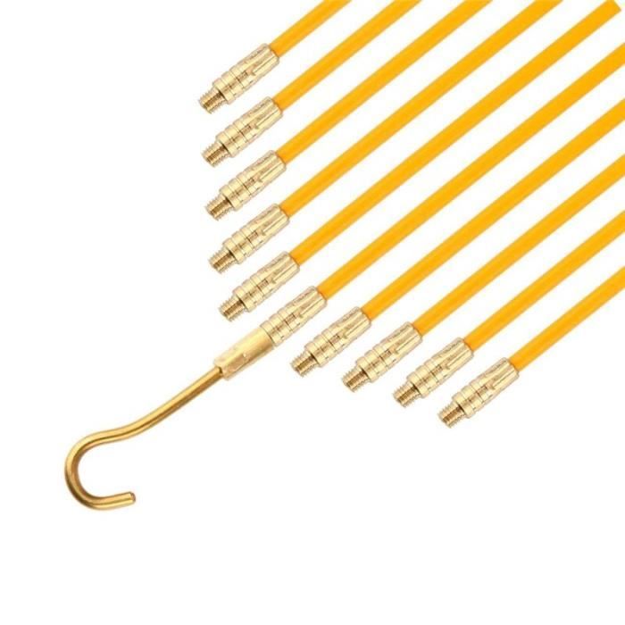 Kit de câbles électriques muraux en fibre de verre - D58938 - Jaune ...