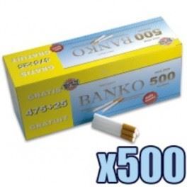 Boite de 500 tubes banko avec filtres - Cdiscount Au quotidien