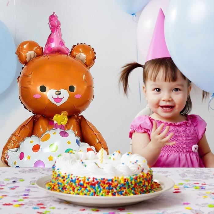 Grand Ballon Nounours Gonflable,Mignon Nounours Ballon Happy Birthday ...