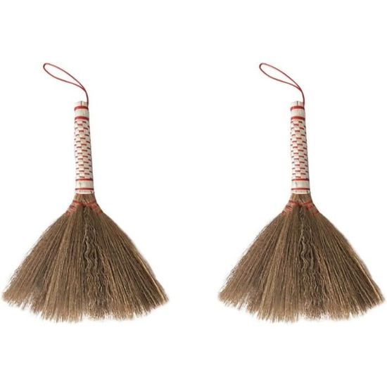 Mini Balai Petit 2 Pack Hamster Balai Cage Brosse de Brosse Mini- Balay ...