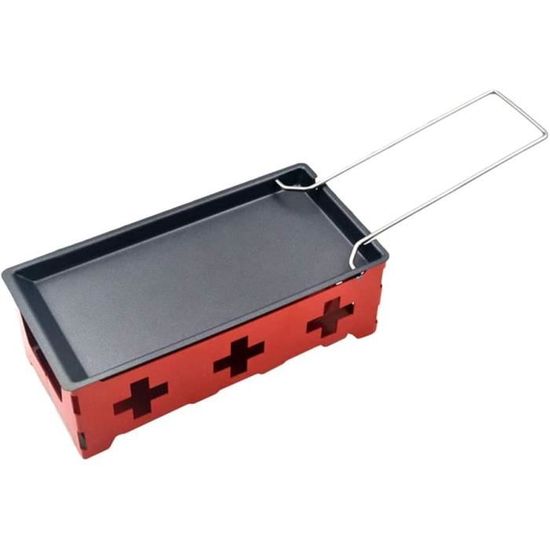 LIWI-Mini Appareil à Raclette à Bougie Chauffe-Plat Pliable à Raclette ...
