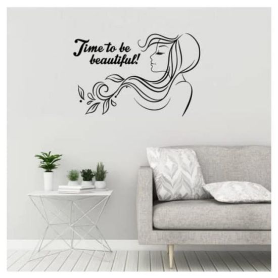 DIY Beauté Spa Sticker Salon De Coiffure Mural Peel and Stick Vinyle ...