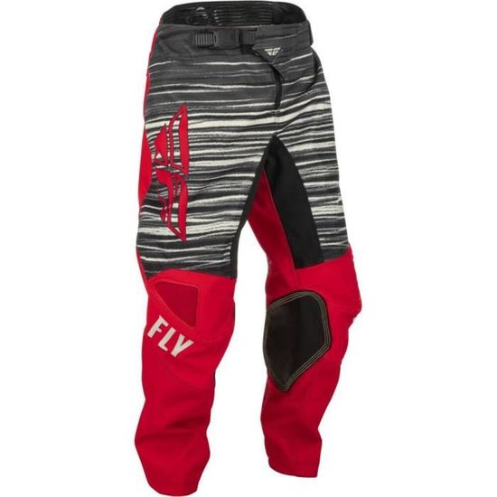 Pantalon enfant Fly Racing Kinetic Wave - rouge/gris - Cdiscount Auto