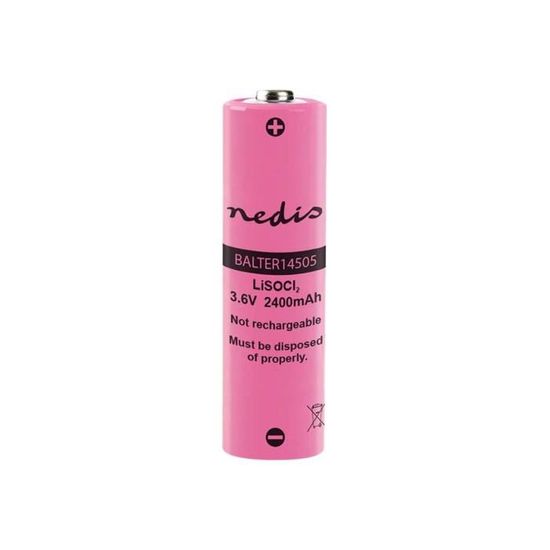 Nedis Batterie ER14505 lithium chlorure de thionyle 2400 m84 ...