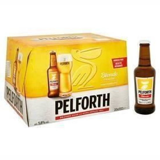 PELFORTH Bière blonde - 20 x 25 cl - 5,8 % - La cave Cdiscount