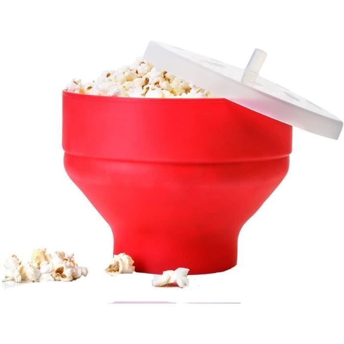 Fabricant de pop-corn en silicone, popcorn à micro-ondes cuisinière bol ...