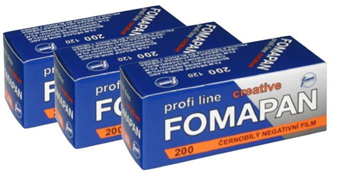 Foma - FO11361-3 - Pack de 3 PAN Creativ 200 Rollfim/Moyen Format /120 ...