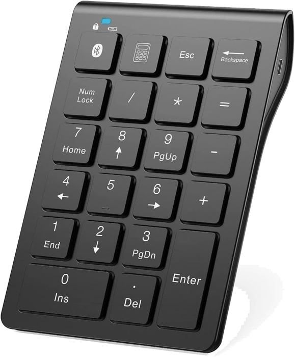 Clavier Numérique Sans Fil Bluetooth, Pavé Numérique Mince Portable À ...