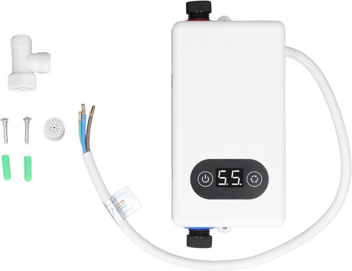 Chauffe-Eau Électrique Instantané,Mini Chauffe-Eau Électrique Instantané Avec Fonction De ...