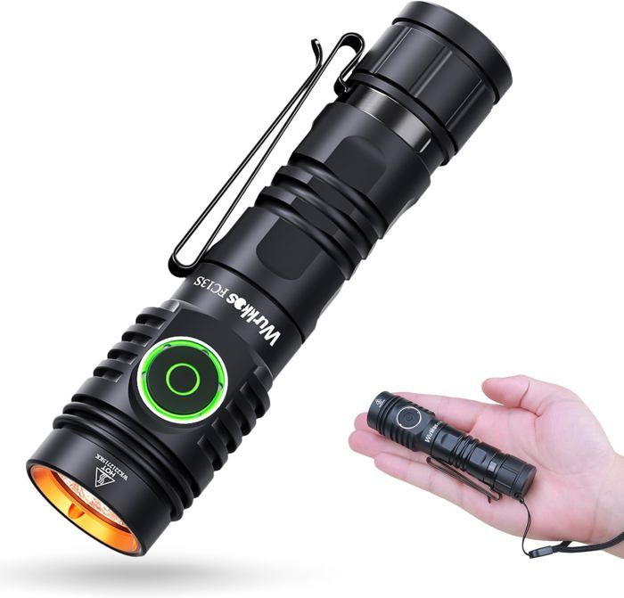 Fc13S Mini Lampe Torche Rechargeable-Lampe De Poche Led Ultra Puissante ...