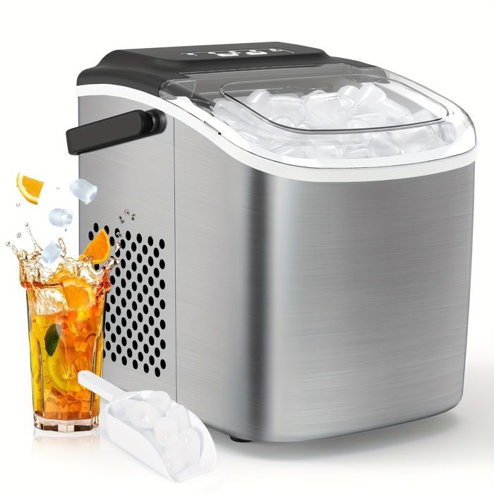 Machine à glace, 8 glaçons en ~9 min, réservoir 0.8L, 2 tailles ...