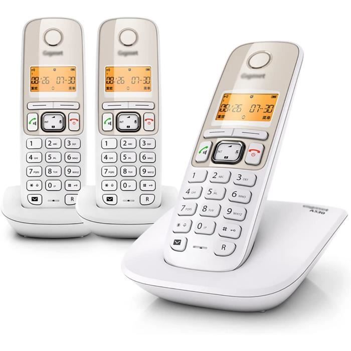 Téléphone Téléphone de Bureau numérique A530 | Dect Téléphone à ...
