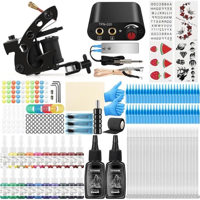Complete Tattoo Set Pour Débutants Et Tatoueurs Professionnels, Tattoo ...