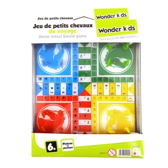 Jeu de petits chevaux - COFALU - KIM'PLAY - Plateau de voyage - Mixte ...