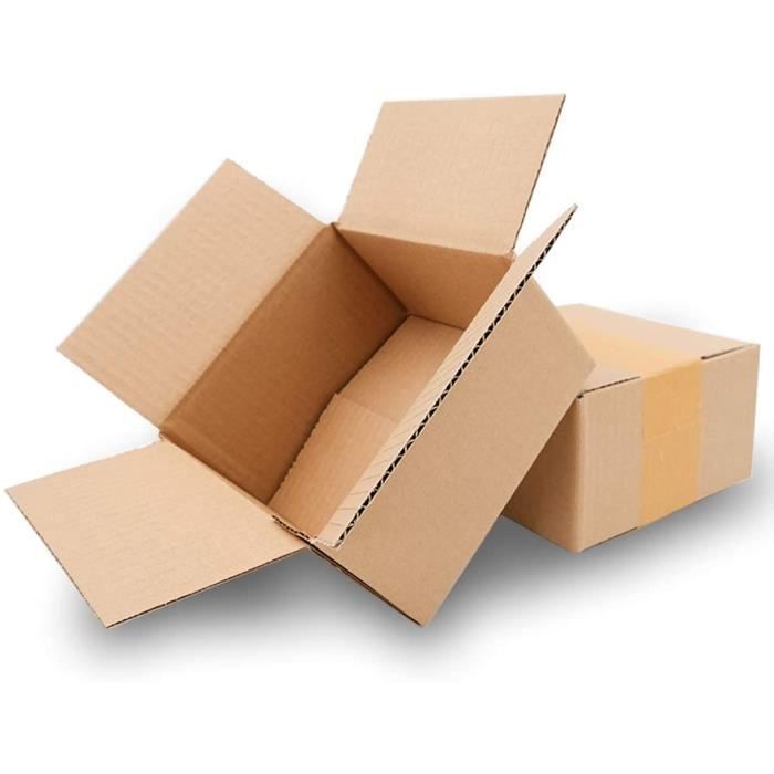 Lot de 25 cartons pliables 150 x 150 x 80 mm Marron KK 05 1 carton ...