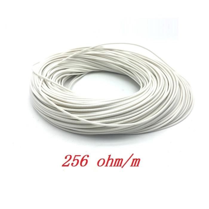 Câble chauffant électrique en caoutchouc et Silicone - toutes tailles ...